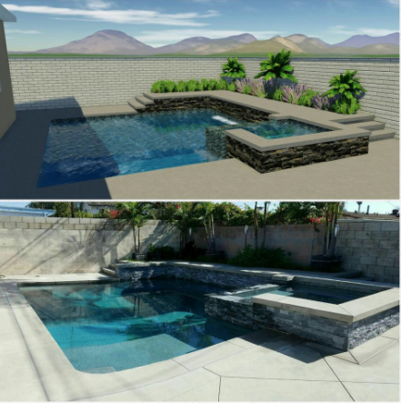 Lillywhite Pools Inc. 3D rendering and final project - Yelp