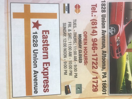 EASTERN EXPRESS - Updated December 2025 - 14 Reviews - 1824 Union Ave ...