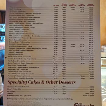 THE CHEESECAKE FACTORY - Updated July 2024 - 1050 Photos & 723 Reviews ...