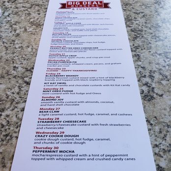 BIG DEAL BURGERS & CUSTARD - Updated January 2026 - 102 Photos & 184 ...