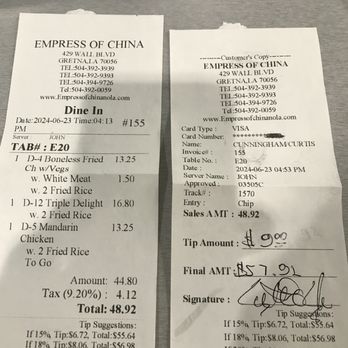 EMPRESS OF CHINA Updated January 2025 134 Photos 126 Reviews 429 Wall Blvd Gretna Louisiana Chinese Restaurant Reviews Phone Number Yelp