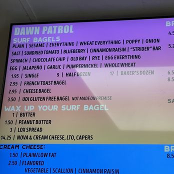SURF BAGEL - Updated April 2025 - 153 Photos & 392 Reviews - 17382 ...