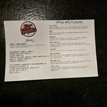 FAT FRANKS - Updated January 2025 - 25 Photos & 10 Reviews - 3507 ...