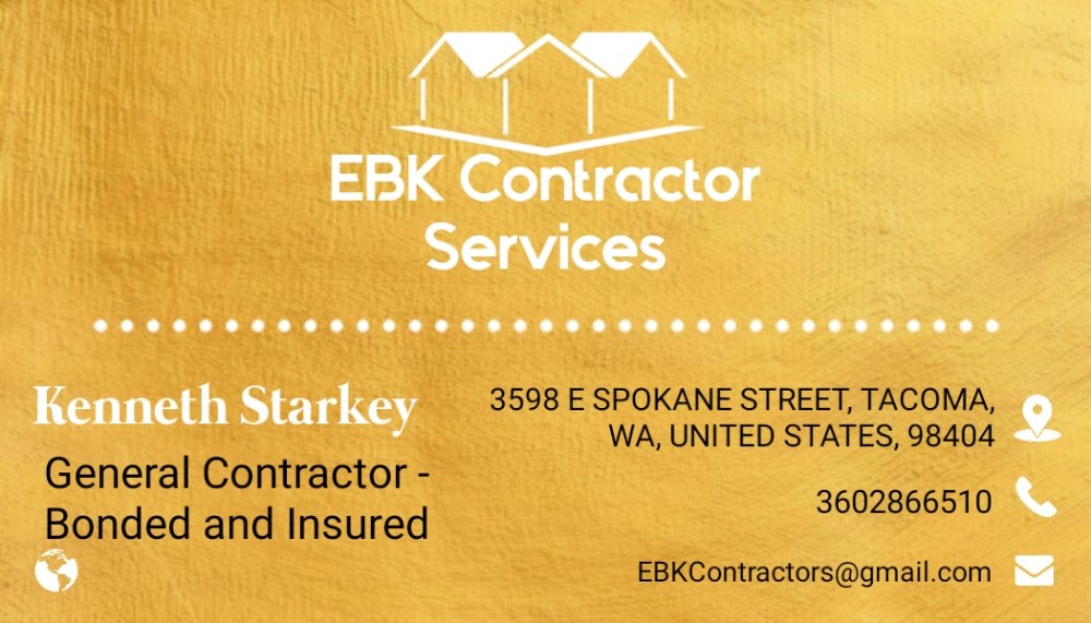 EBK CONTRACTOR SERVICES - Updated July 2025 - 1616 SE Ellis Ct, Port ...