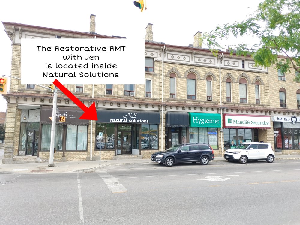 THE RESTORATIVE RMT - Updated April 2024 - Request an Appointment - 249 ...