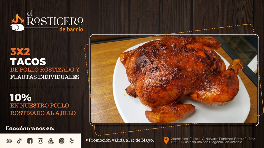 EL ROSTICERO DE BARRIO - Updated May 2024 - Xochicalco 121 Local C ...