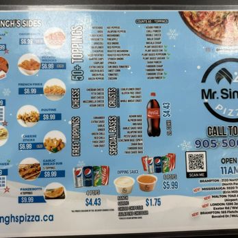 MR SINGHS PIZZA - Updated December 2025 - 33 Photos - 185 Fletchers Creek Boulevard, Brampton ...