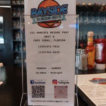 BAYSIDE BURGER & BEER - Updated November 2024 - 32 Photos & 29 Reviews ...