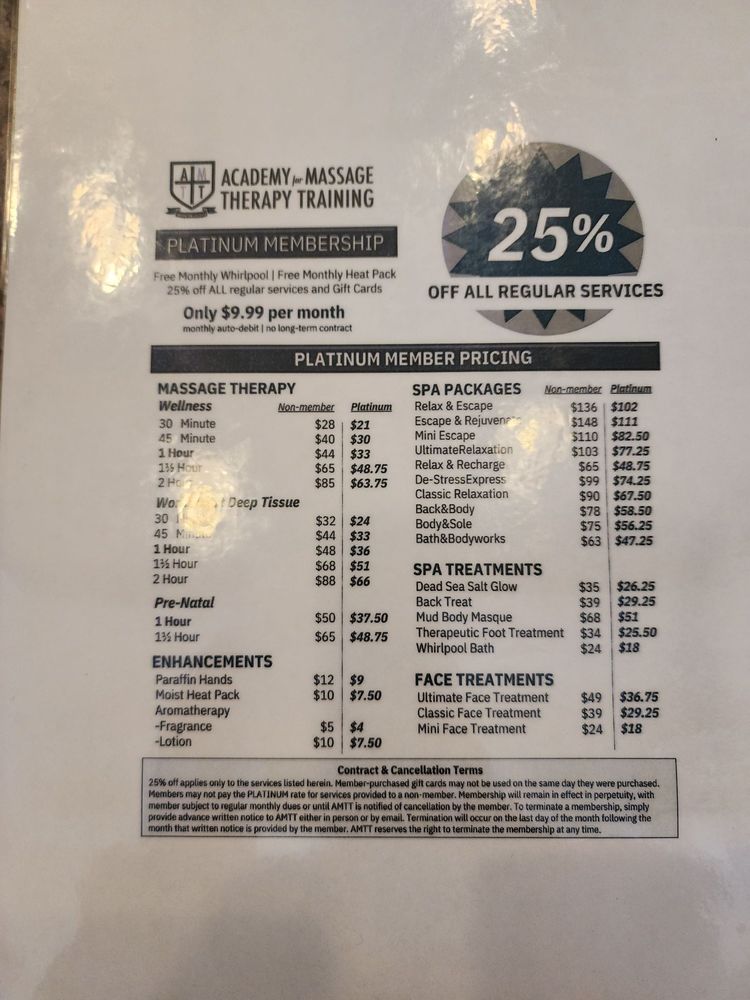 ACADEMY FOR MASSAGE THERAPY TRAINING - Updated August 2025 - 16662 San ...