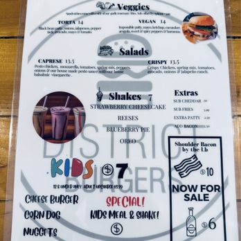 DISTRICT BURGER - Updated October 2024 - 98 Photos & 90 Reviews - 219 S ...