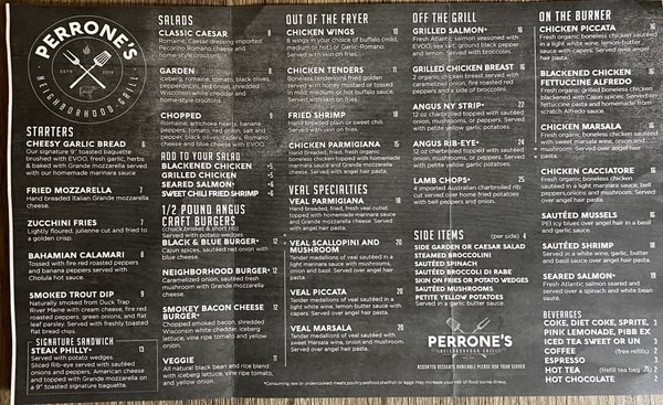 PERRONE’S NEIGHBORHOOD GRILL - 34 Photos & 56 Reviews - 269 Valley ...