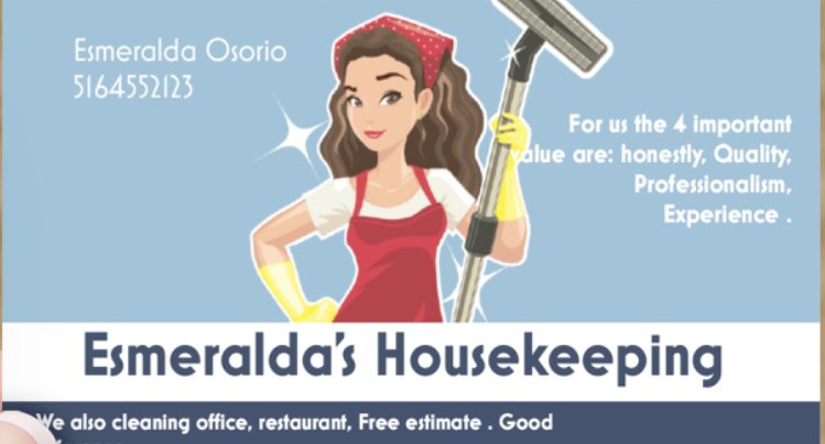 ESMERALDA’S HOUSEKEEPING - Updated April 2024 - Freeport, New York - Home Cleaning - Phone ...