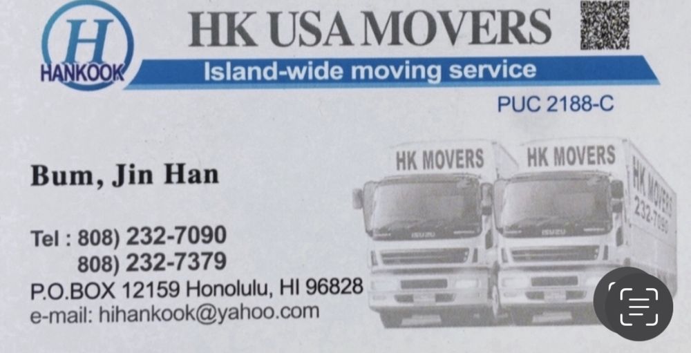 HK USA MOVERS - Updated January 2026 - 20 Photos - PO Box 12159, Honolulu, Hawaii - Movers ...