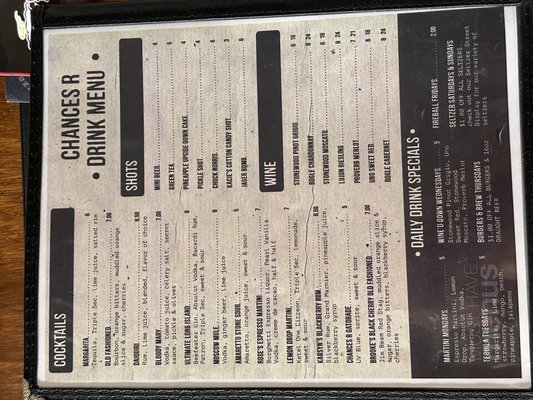 CHANCES R BAR & GRILL - Updated September 2025 - 14 Photos & 10 Reviews ...