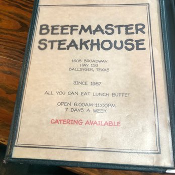 BEEFMASTER STEAKHOUSE - Updated August 2024 - 60 Photos & 66 Reviews ...