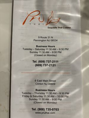 PRU THAI - Updated December 2025 - 141 Photos & 118 Reviews - 9 Rte 31 ...