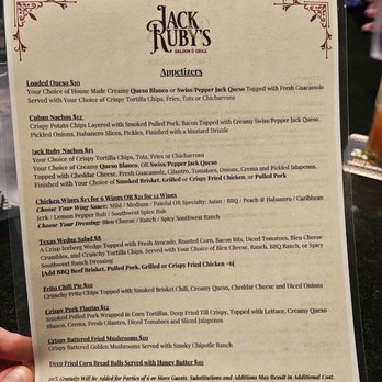 JACK RUBY’S SALOON & GRILL - Updated October 2025 - 59 Photos & 31 ...