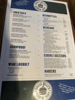 UNCLE BILLY’S BURGER JOINT - Updated August 2025 - 13 Photos & 15 ...