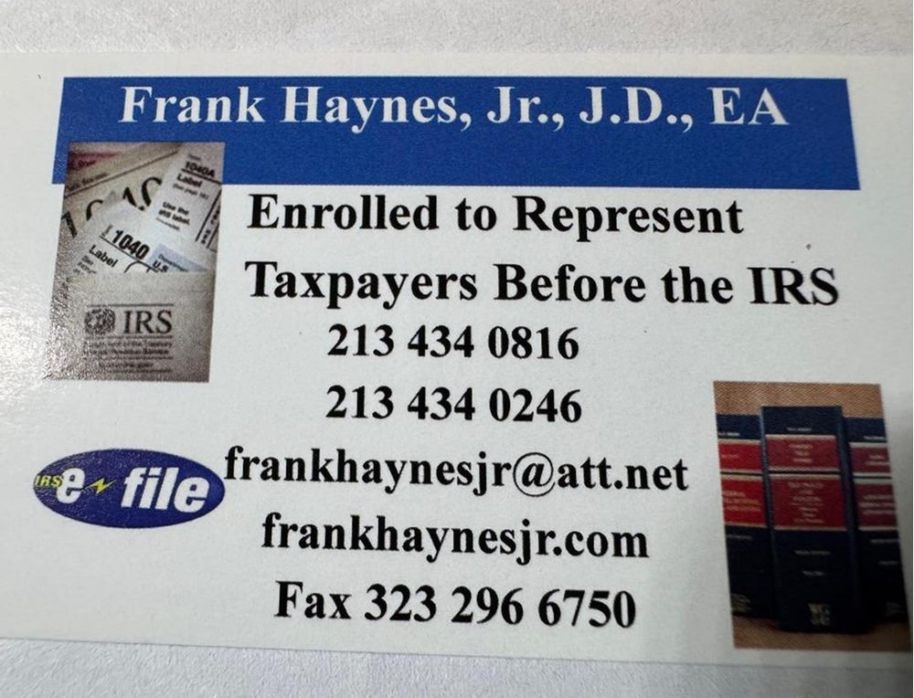 FRANK HAYNES - Updated September 2025 - Ladera Heights, California ...