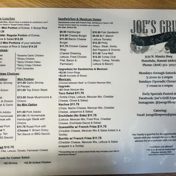 JOE’S GRILL EXPRESS - Updated May 2025 - 2147 Photos & 1005 Reviews ...