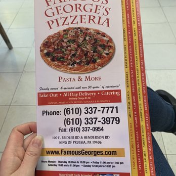 FAMOUS GEORGE’S PIZZERIA - Updated October 2025 - 37 Photos & 92 ...
