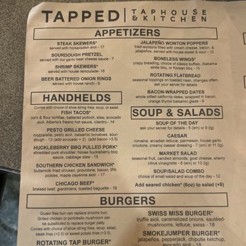 TAPPED - TAPHOUSE & KITCHEN - Updated December 2025 - 184 Photos & 276 ...