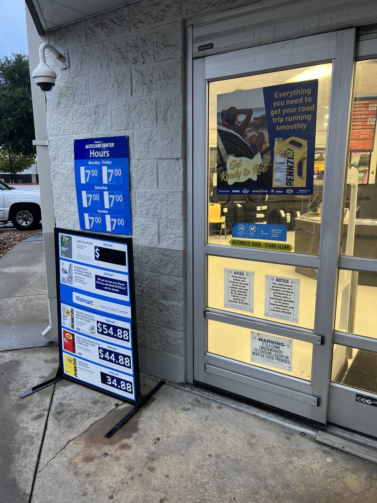 WALMART AUTO CARE CENTERS - Updated July 2025 - 10411 N Freeway 45 ...