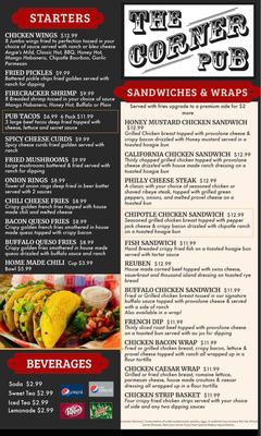 THE CORNER PUB - Updated October 2025 - 13 Photos & 13 Reviews - 101 W ...