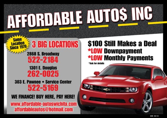 AFFORDABLE AUTOS - Updated August 2025 - 2868 S Broadway Ave, Wichita ...