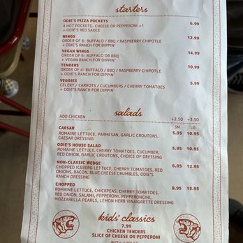 ODIE’S PIZZA - Updated July 2025 - 107 Photos & 90 Reviews - 121 N ...