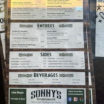 SONNY’S ORIGINAL SOUTHERN PUB - Updated November 2025 - 14 Photos & 12 Reviews - 2613 Adair Dr ...