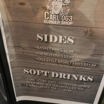 CARL OG3 BURGER SHOP - Updated February 2025 - 347 Photos & 140 Reviews ...