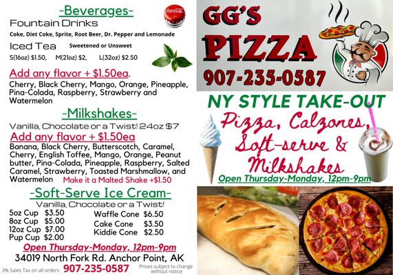GG’S PIZZA - Updated January 2026 - 34019 N Fork Rd, Anchor Point ...