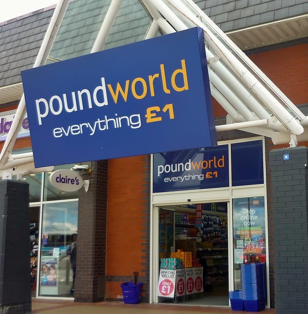 POUNDWORLD - 11b Broughton Shopping Park, Broughton, Cheshire East ...