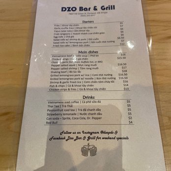 DZO BAR & GRILL - Updated November 2025 - 67 Photos & 20 Reviews - 7907 ...