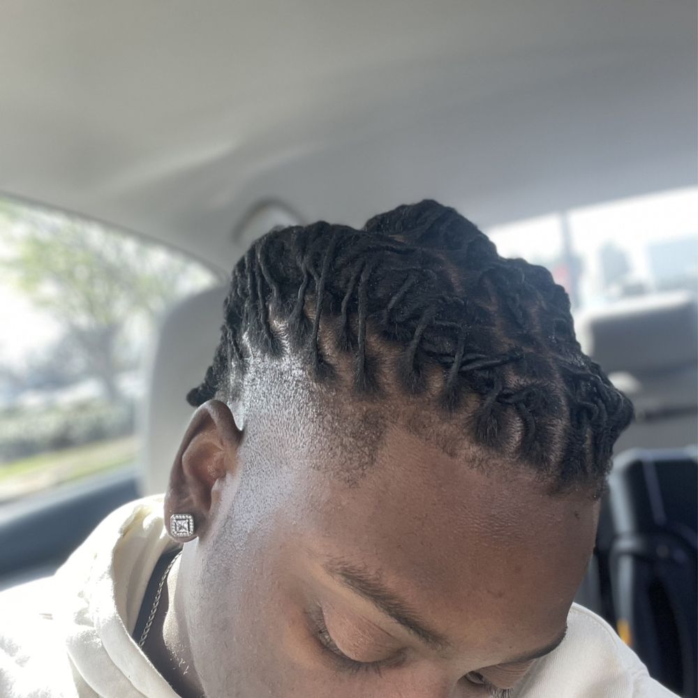 High Top Fade Dreads