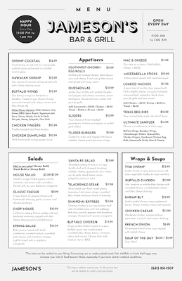 JAMESON’S BAR & GRILL - Updated December 2025 - 661 Old Willets Path ...