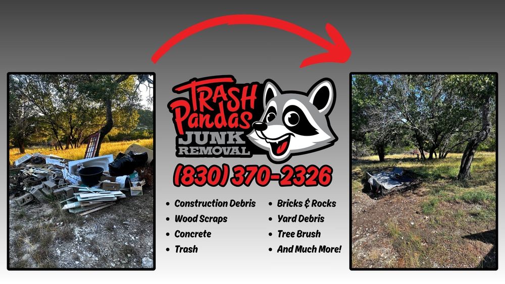 TRASH PANDAS JUNK REMOVAL - Updated October 2024 - Request a Quote - Comfort, Texas - Junk ...