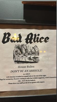BAD ALICE - Updated December 2025 - 10 Photos & 16 Reviews - 204 W ...