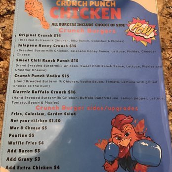 CRUNCH PUNCH CHICKEN - Updated December 2025 - 401 Victoria Avenue ...