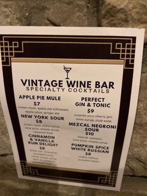 VINTAGE WINE BAR - Updated December 2025 - 30 Photos & 29 Reviews - 212 ...