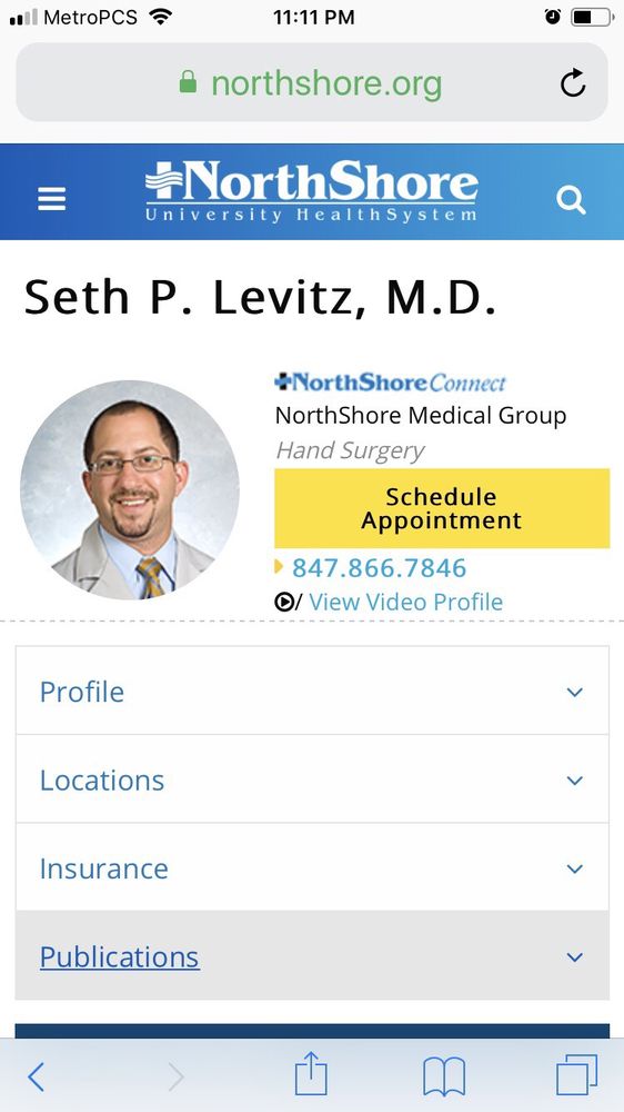 SETH P. LEVITZ, MD - NORTHSHORE MEDICAL GROUP - Updated August 2025 ...