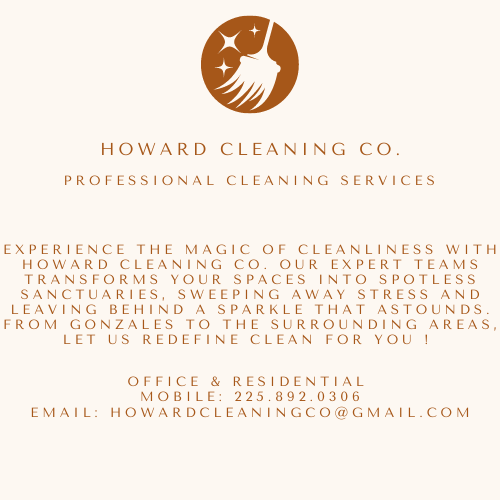 HOWARD CLEANING - Request a Quote - Gonzales, Louisiana - Home Cleaning ...
