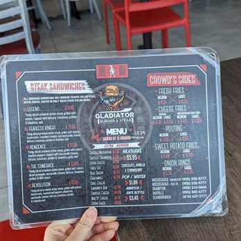 GLADIATOR BURGER & STEAK - Updated December 2025 - 284 Photos & 149 ...