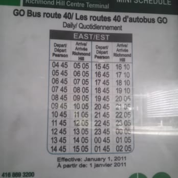 GO BUS ROUTE 40 - Updated October 2025 - 12 Photos - 3111 Convair Drive ...