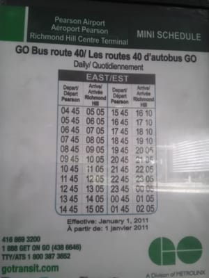 GO BUS ROUTE 40 - Updated November 2024 - 3111 Convair Drive ...