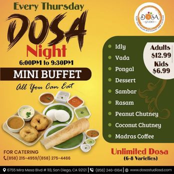 DOSA STUDIO VEGETARIAN RESTAURANT & CATERING - Updated December 2025 ...
