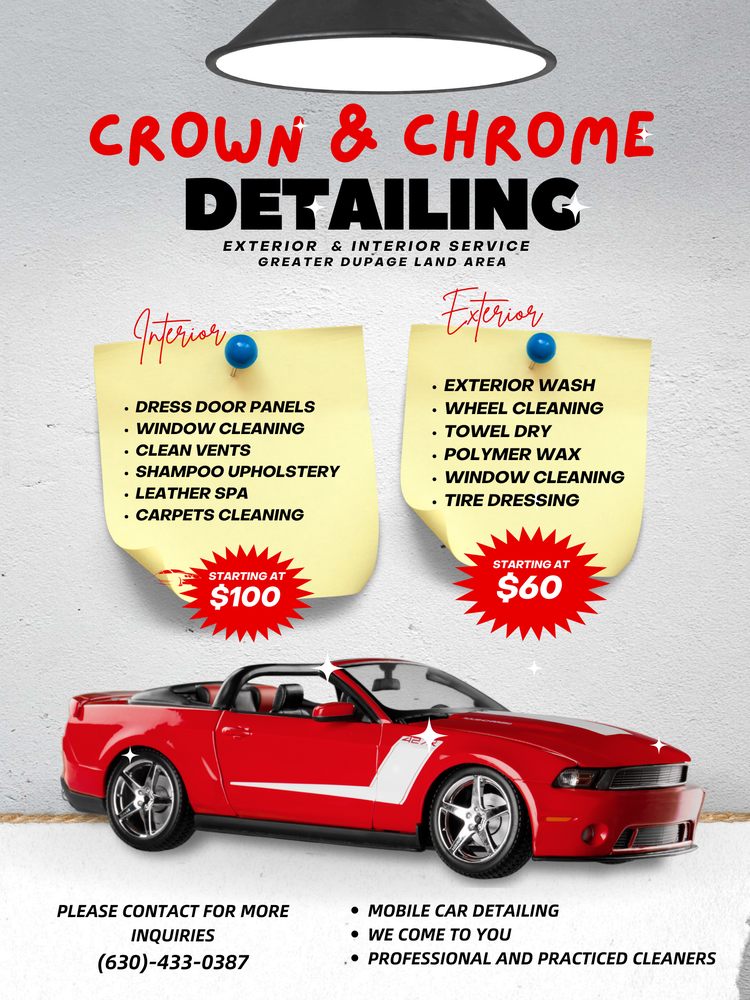 CROWN AND CHROME DETAILING - Updated May 2025 - Request a Quote - Hinsdale, Illinois - Auto ...