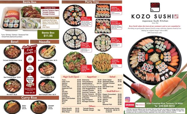 KOZO SUSHI JAPANESE SUSHI KITCHEN - Updated December 2025 - 166 Photos ...