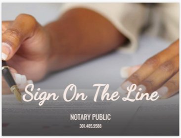 SIGN ON THE LINE NOTARY - Updated July 2025 - Upper Marlboro, Maryland ...